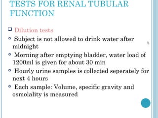 Physiology of kidney | PPT
