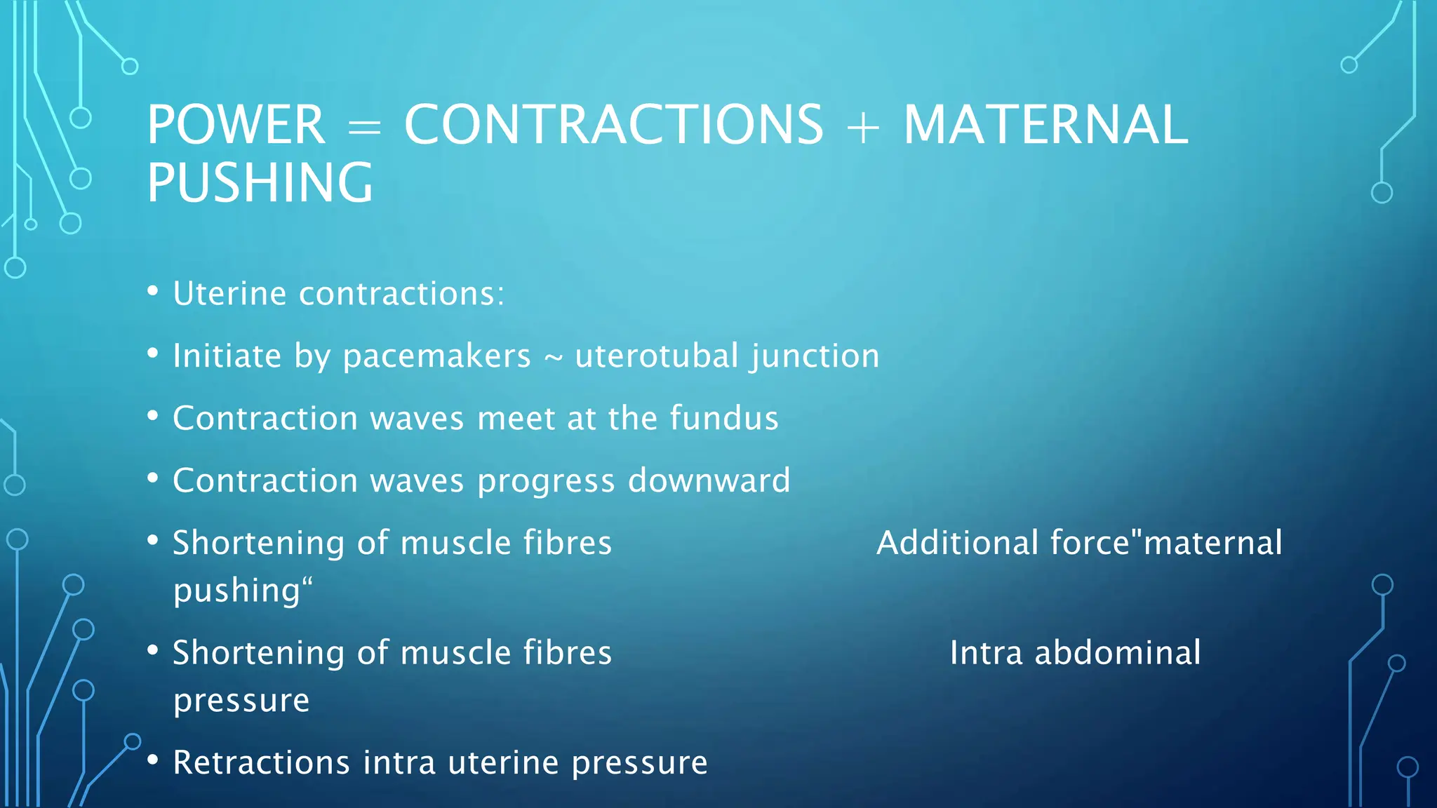 The physiology of labour in obstetrics and gynecology | PPTX