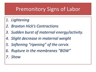 Physiology of labor | PPTX