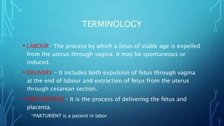 Physiology of labor | PPTX