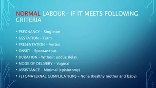 Physiology of labor | PPTX
