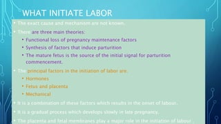 Physiology of labor | PPTX