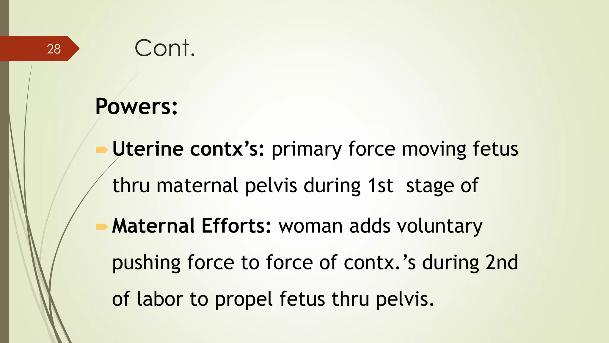 Physiology of labor and pain pathways | PPTX
