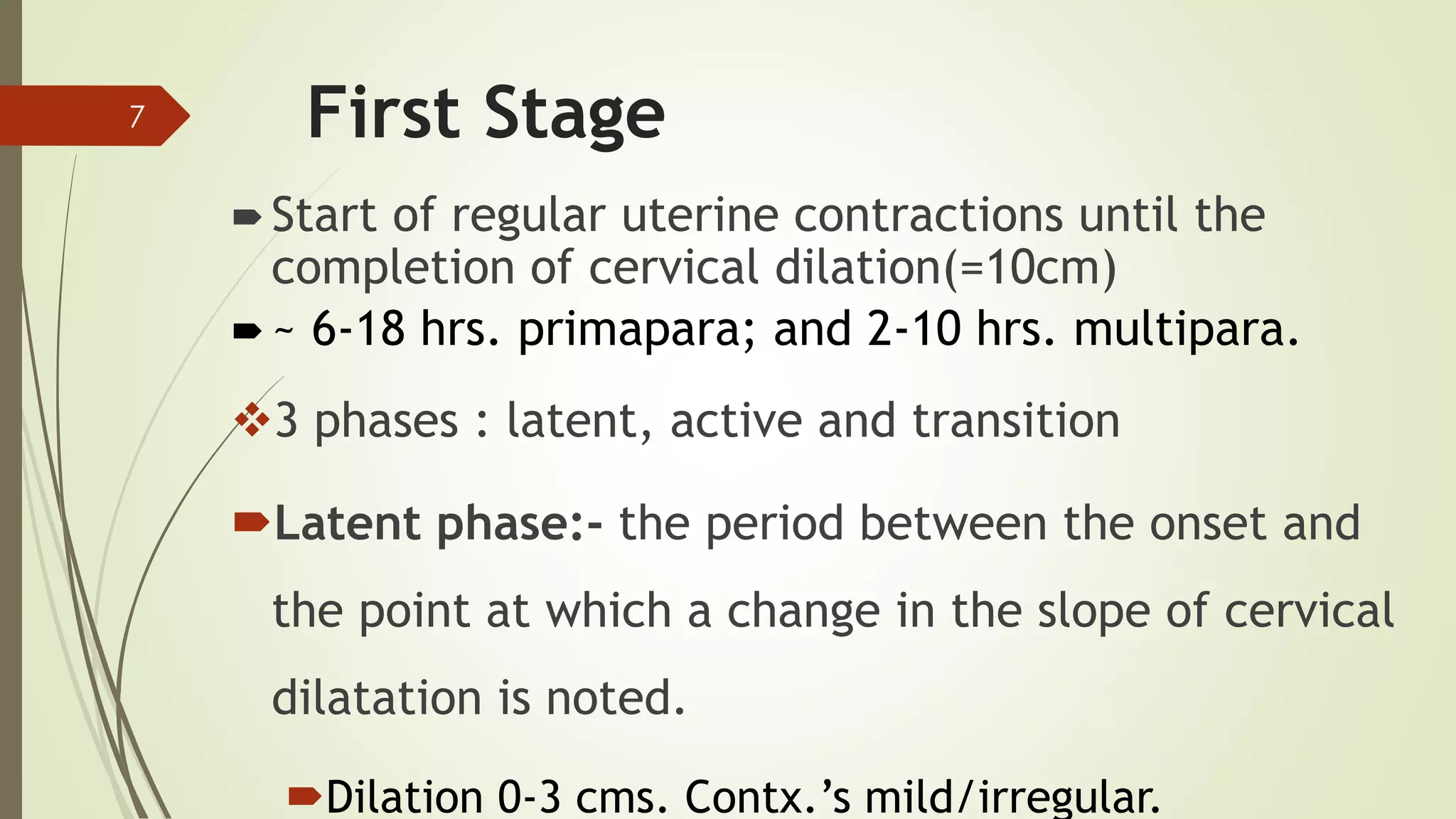 Physiology of labor and pain pathways | PPTX