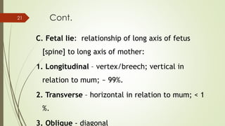 Physiology of labor and pain pathways | PPTX