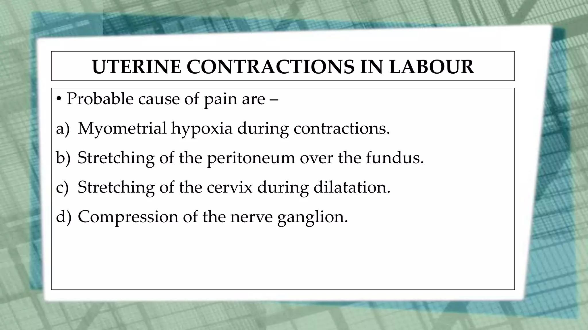 Physiology of labour | PPTX