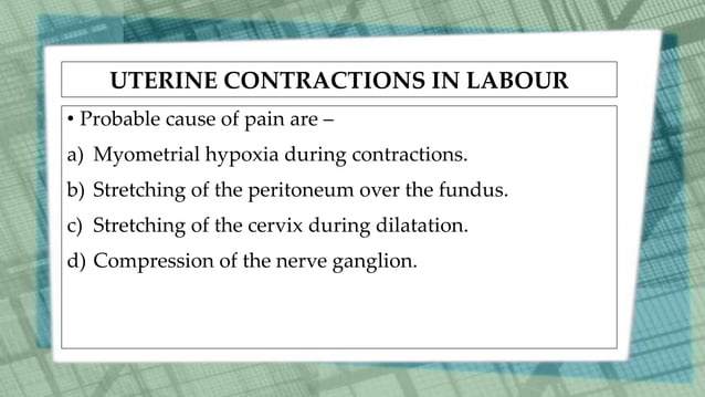 Physiology of labour | PPTX
