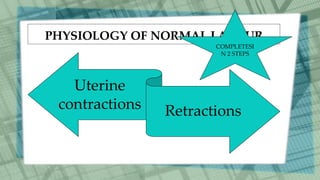 Physiology of labour | PPTX