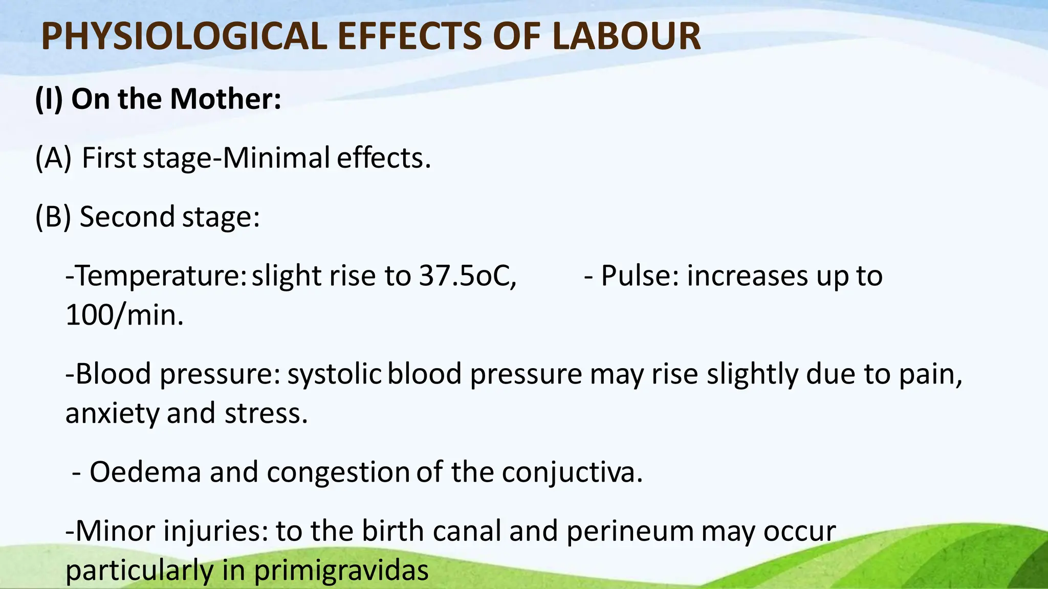 PHYSIOLOGY OF LABOUR.pptx bsc nursing obg | PPTX