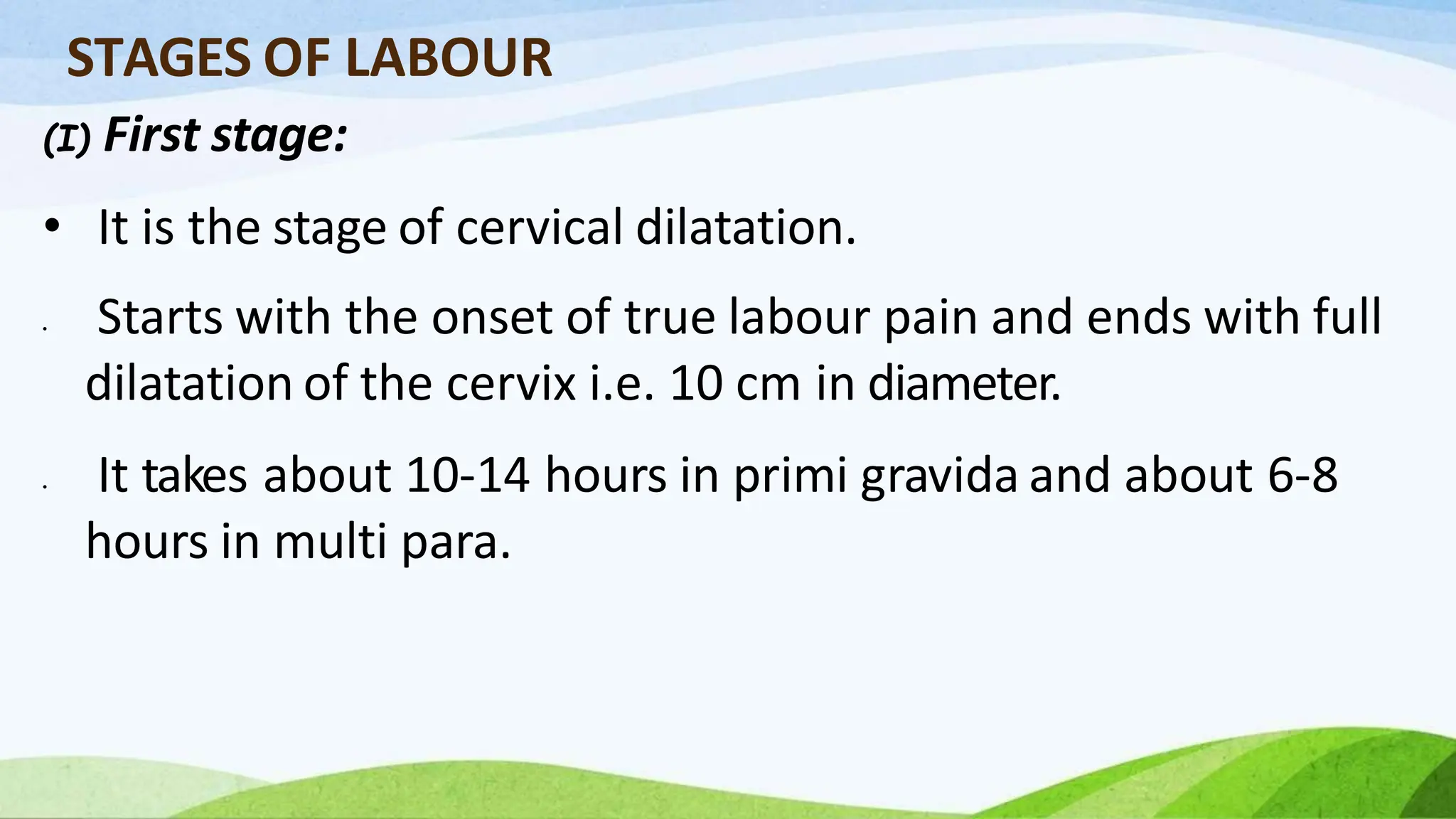 PHYSIOLOGY OF LABOUR.pptx bsc nursing obg | PPTX