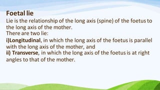 PHYSIOLOGY OF LABOUR.pptx bsc nursing obg | PPTX