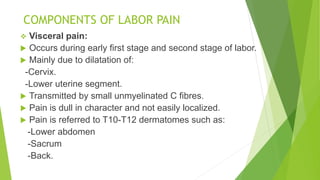 PHYSIOLOGY OF LABOUR PAIN AND LABOUR ANALGESIA [Autosaved] [Autosaved].pptx