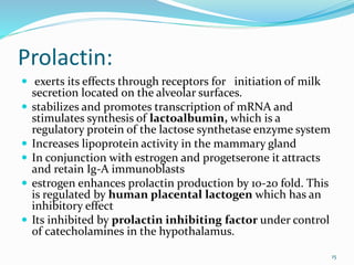 Physiology of lactation | PPTX