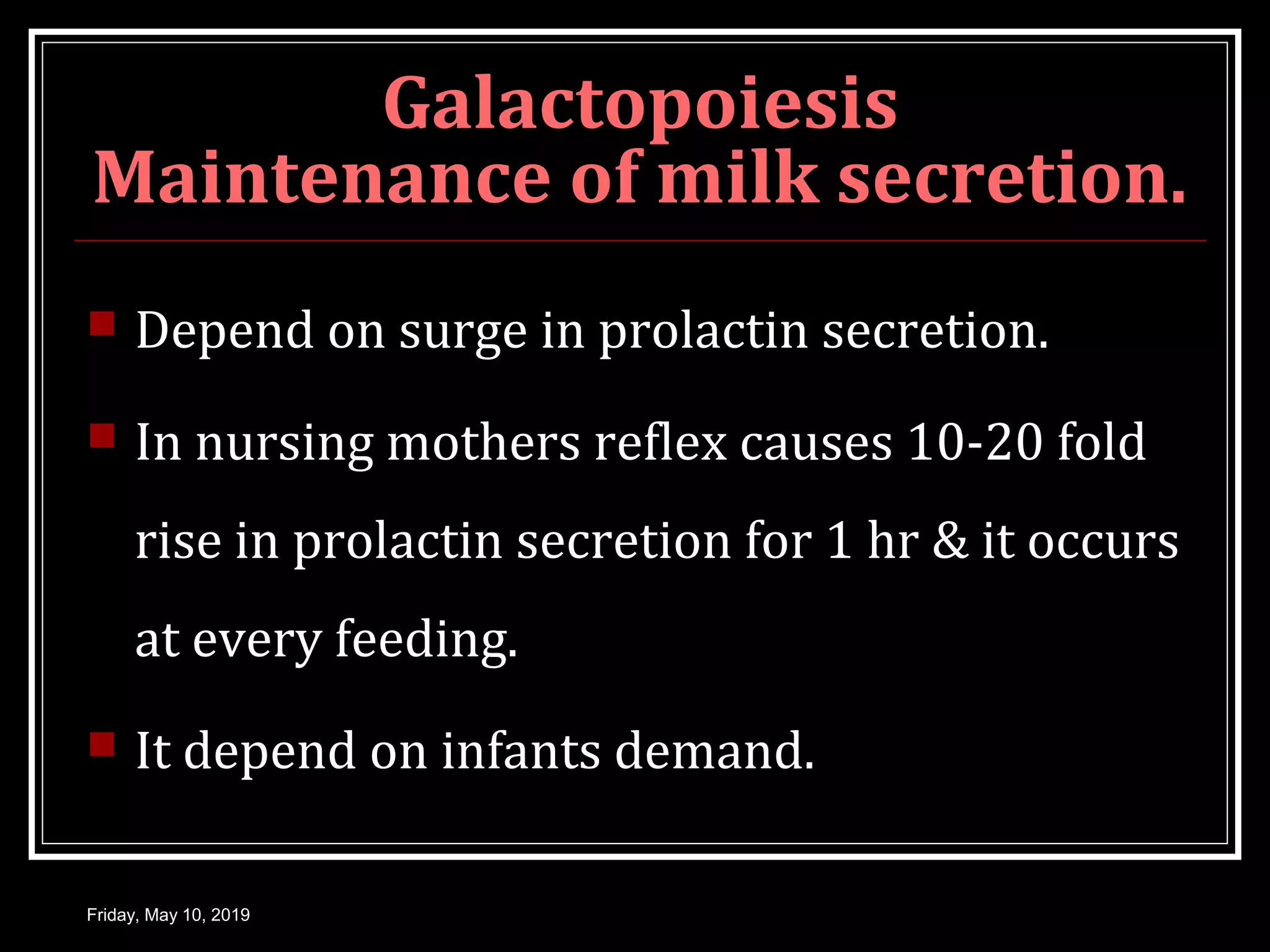 PHYSIOLOGY OF LACTATION | PPT