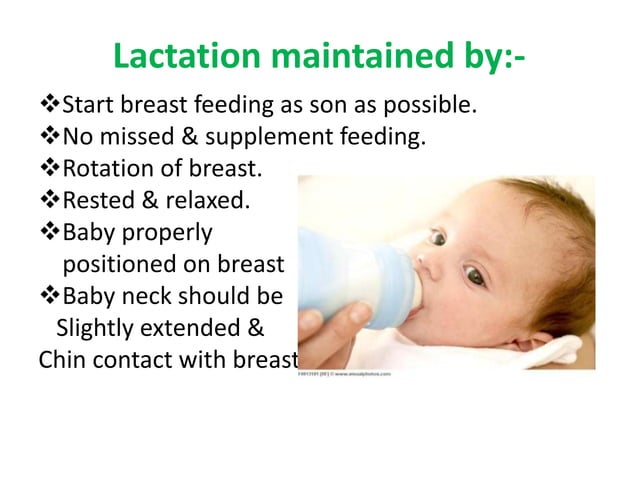Physiology of lactation, its management and BFHI | PPTX
