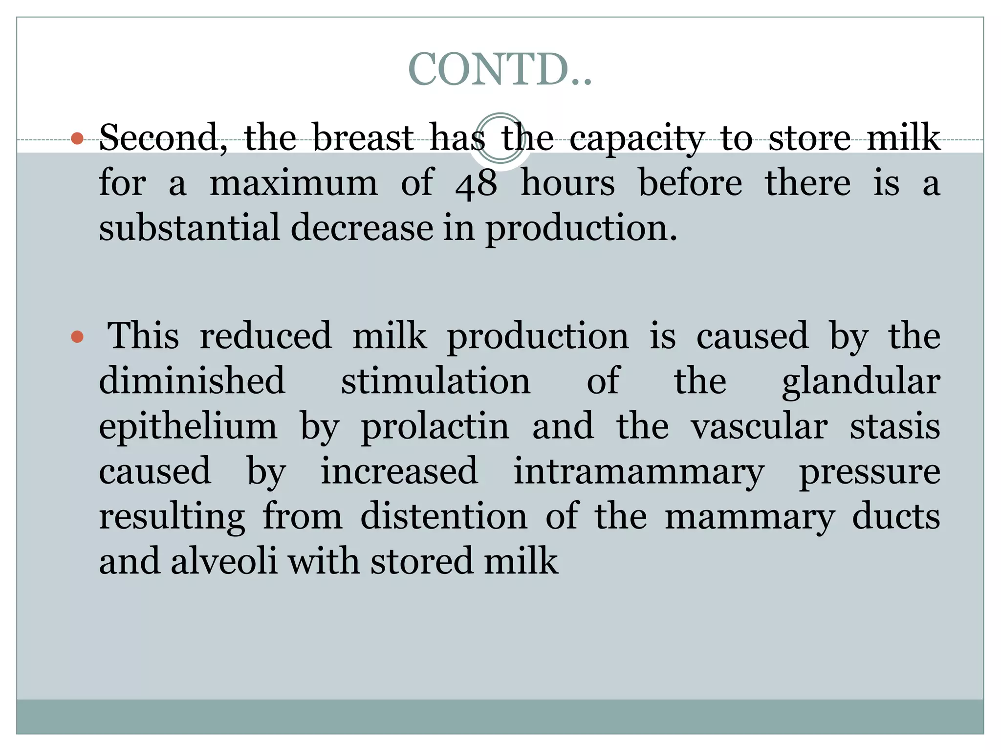 Physiology of lactation | PDF