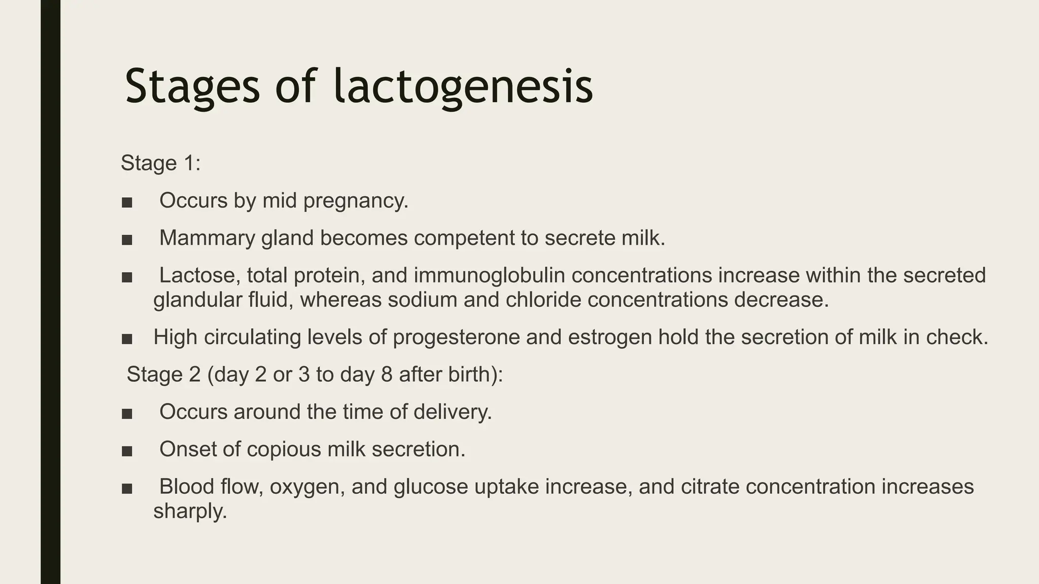Physiology of Lactation in Obstetrics and gynecological nursing seminar ...