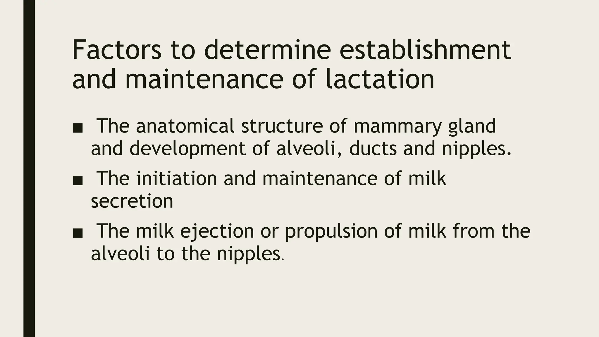 Physiology of Lactation in Obstetrics and gynecological nursing seminar ...