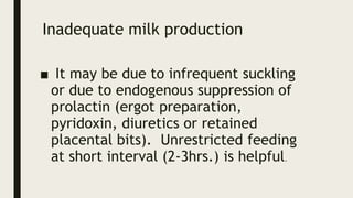 Physiology of Lactation in Obstetrics and gynecological nursing seminar ...