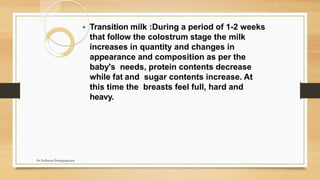 Physiology ofl actation breast milk and breastfeeding 200509084346 | PPTX