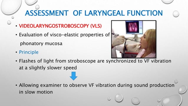 Physiology of larynx AND assessment of laryngeal function | PPTX