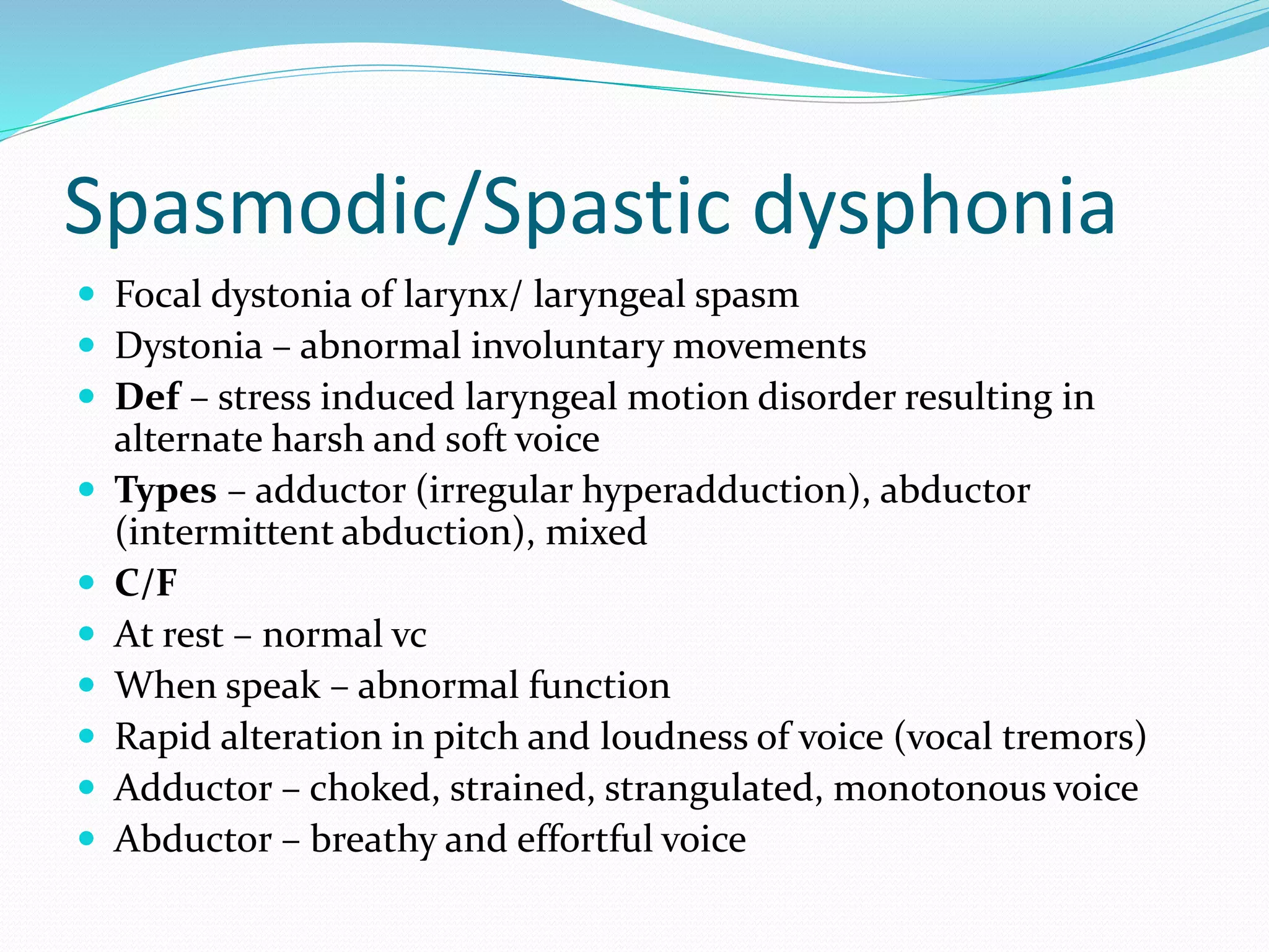 Physiology of larynx and hoarseness | PPTX