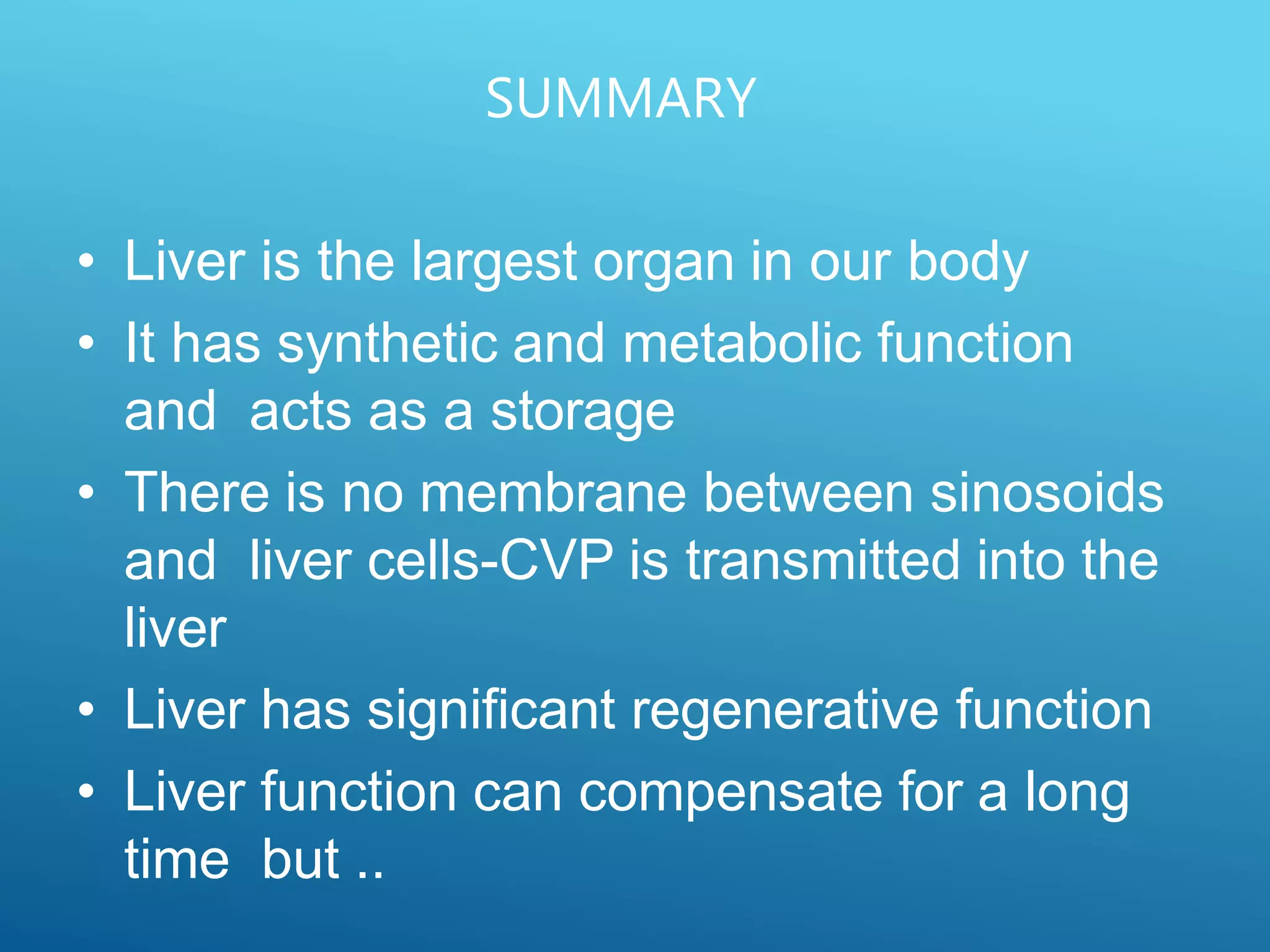 Physiology of the liver | PPT