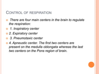 Physiology of lung | PPTX