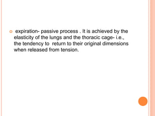 Physiology of lung | PPTX