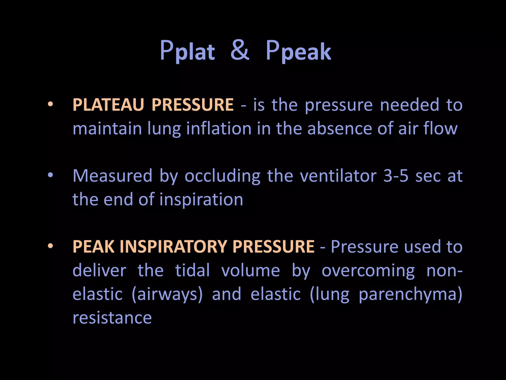Physiology of mechanical ventilation upload | PPTX