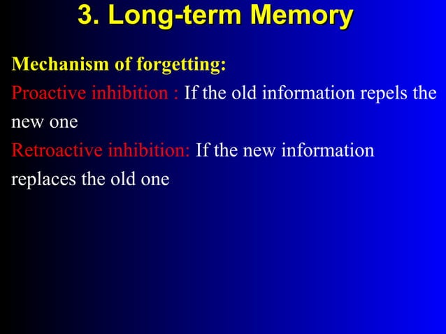 Physiology of memory and learning | PPT