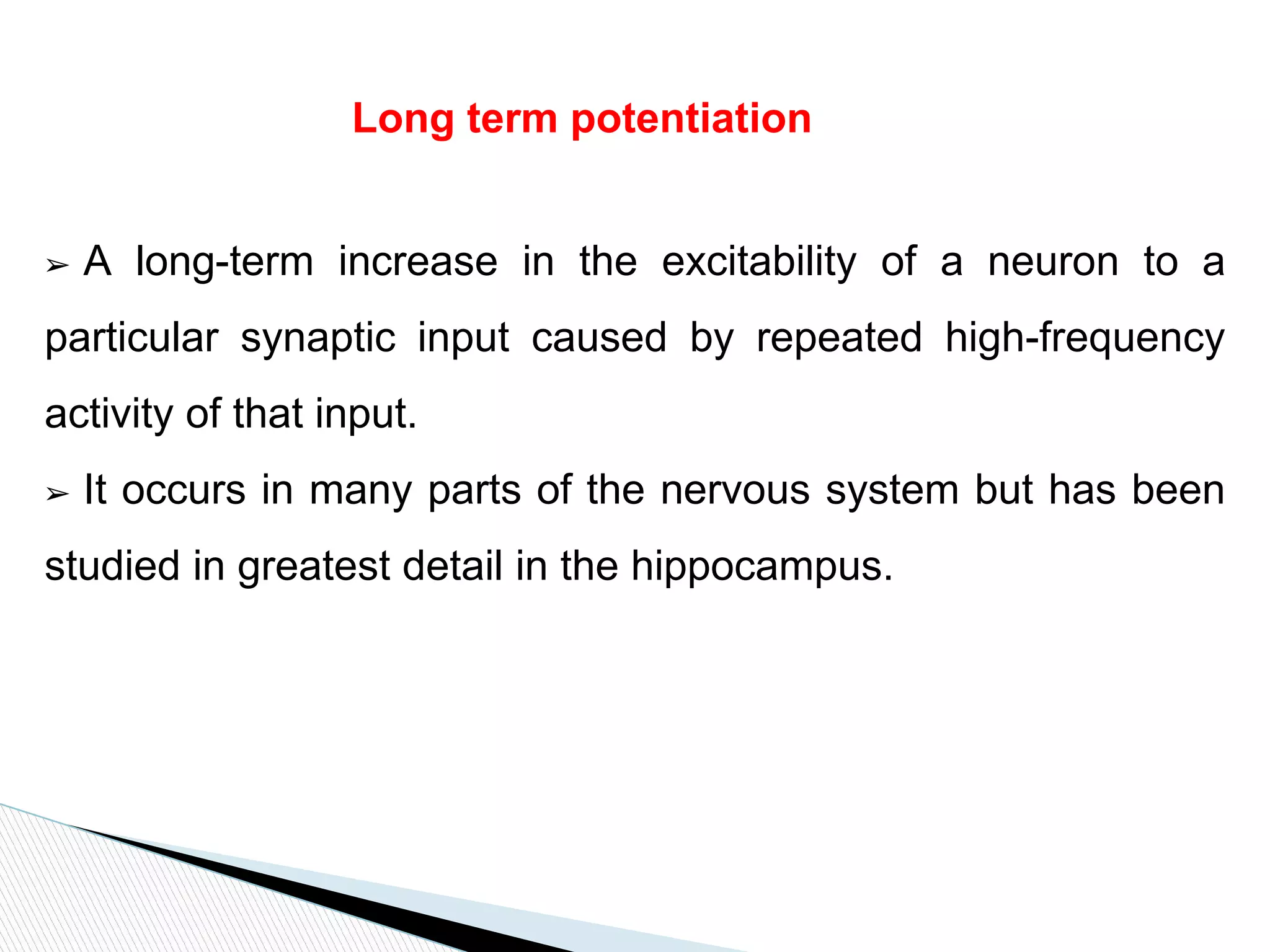 Physiology of memory & learning. | PPTX