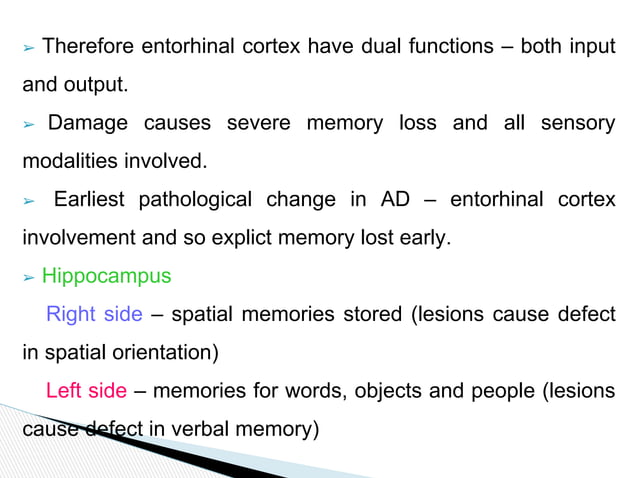 Physiology of memory & learning. | PPTX