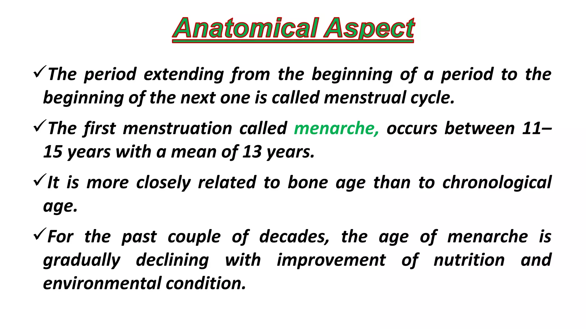 Physiology of menstrual cycle | PPTX