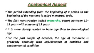 Physiology of menstrual cycle | PPTX