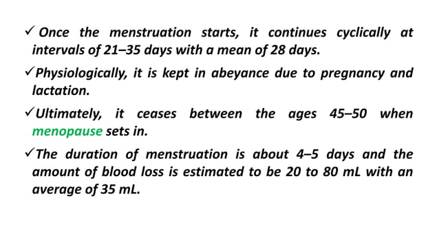 Physiology of menstrual cycle | PPTX | Menopause | Endocrine and ...