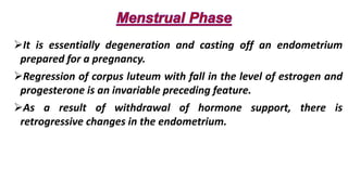 Physiology of menstrual cycle | PPTX