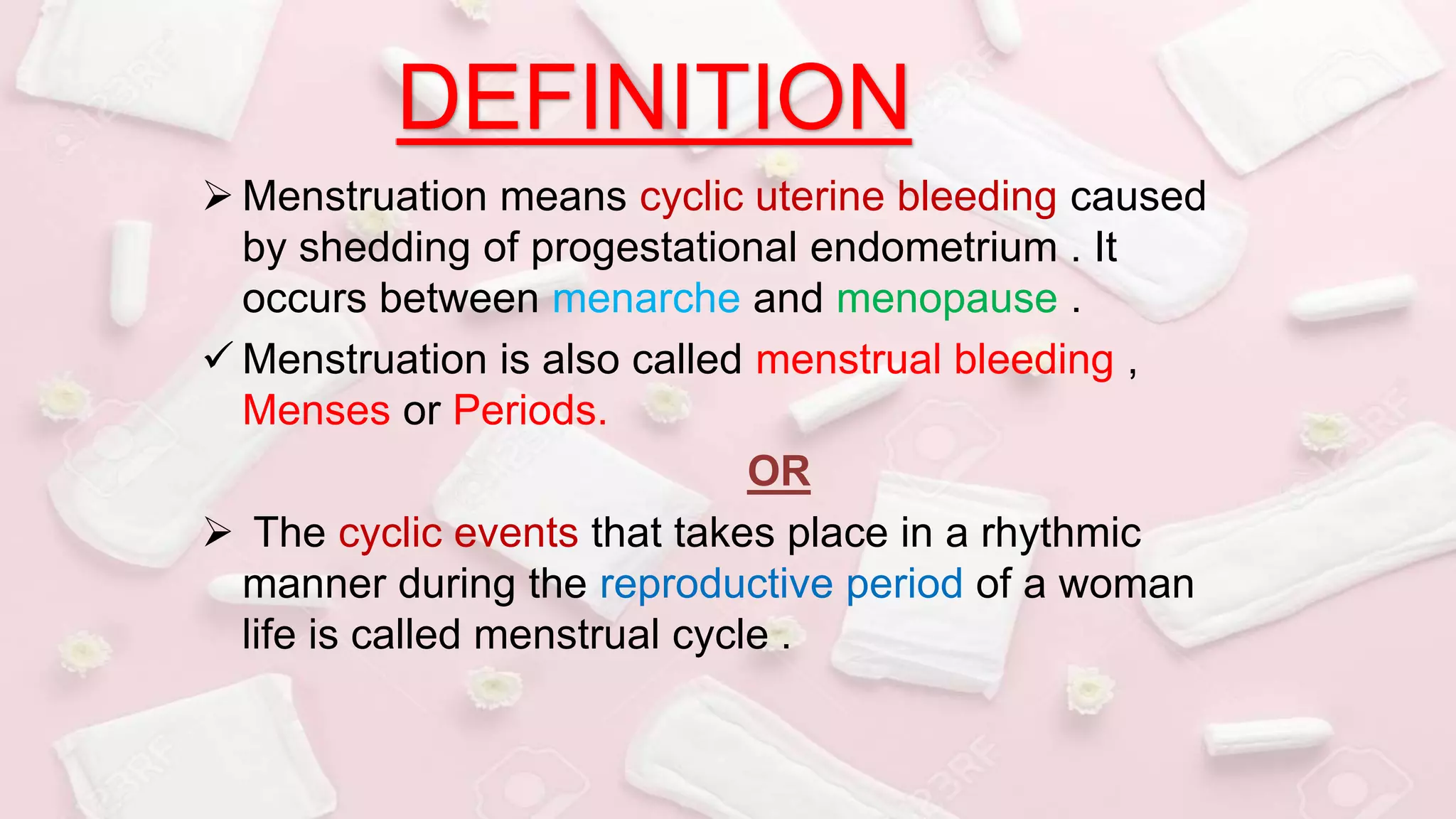 Physiology of menstrual cycle | PPTX