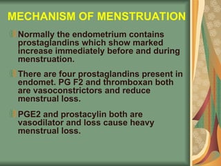 PHYSIOLOGY OF MENSTRUAL CYCLE FOR NURSING STUDENT | PPT