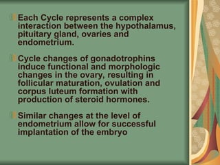 PHYSIOLOGY OF MENSTRUAL CYCLE FOR NURSING STUDENT | PPT