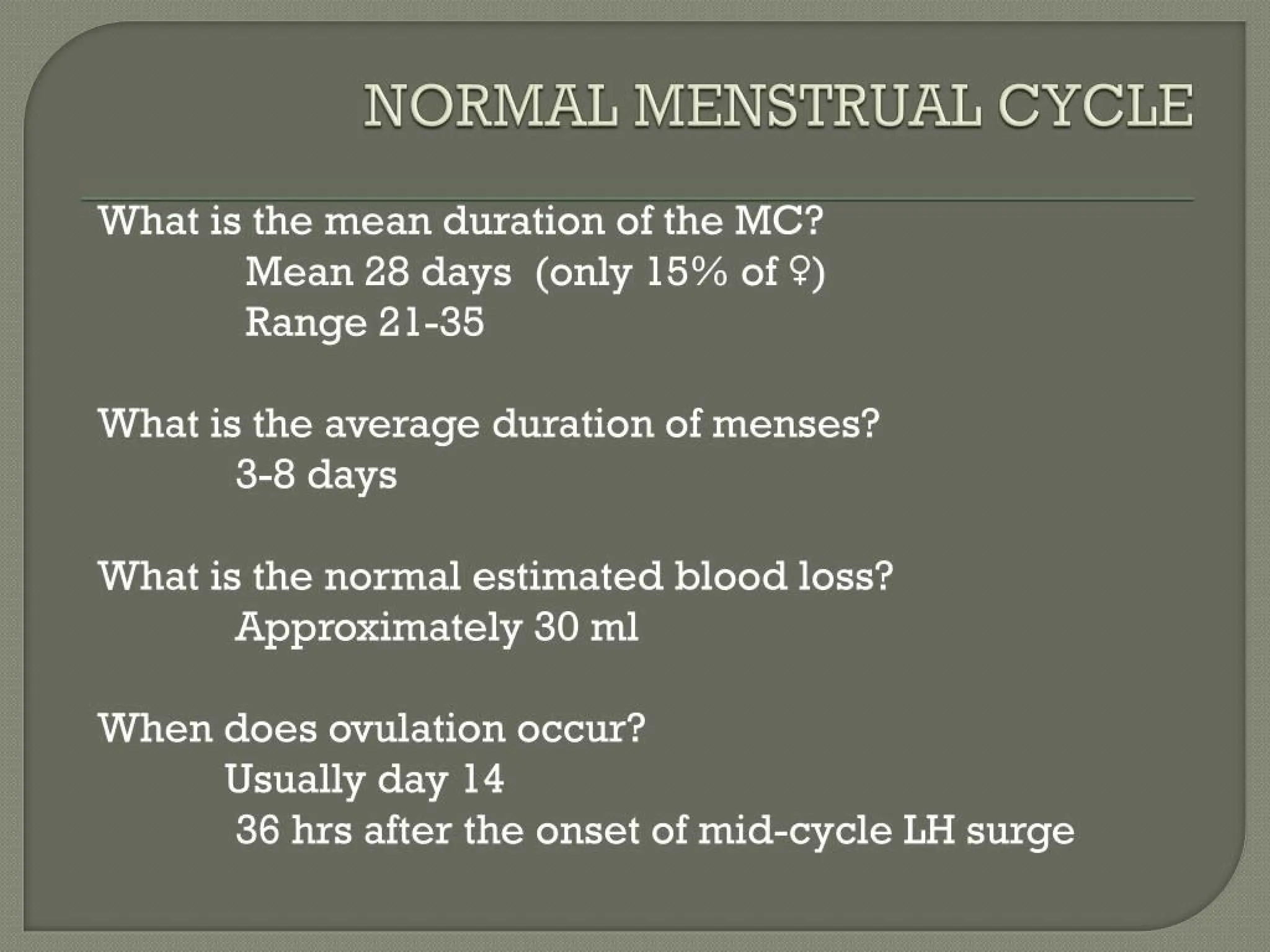 Physiology of Menstrual Cycle (MBBS UG Lecture) | PDF