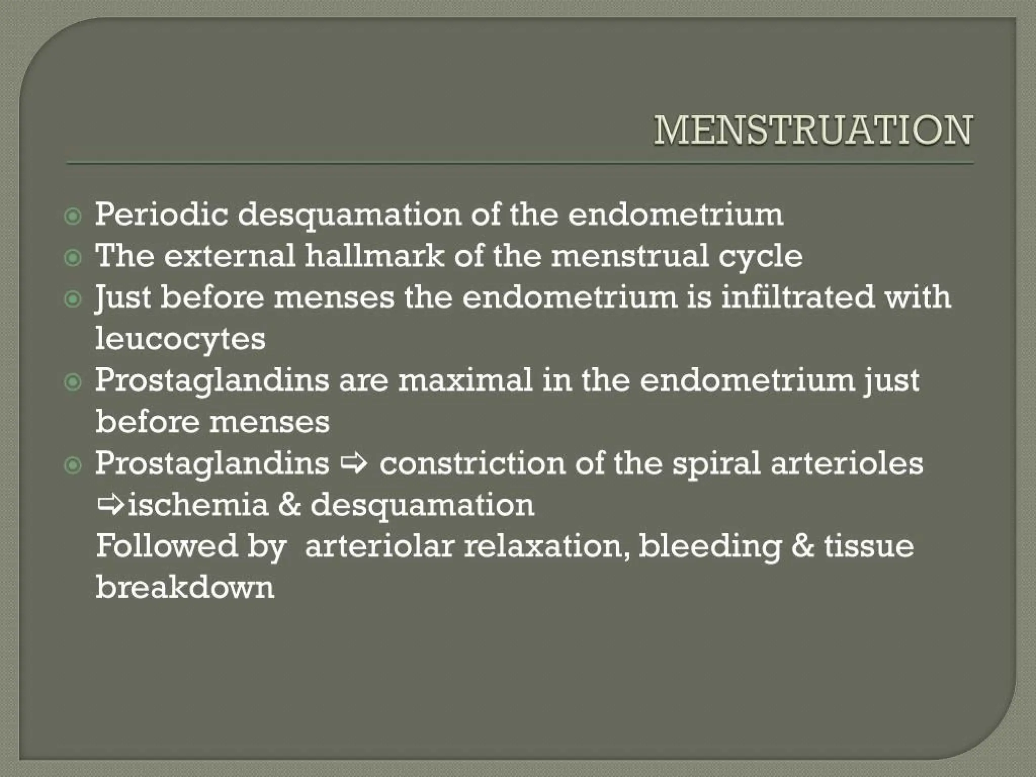 Physiology of Menstrual Cycle (MBBS UG Lecture) | PDF