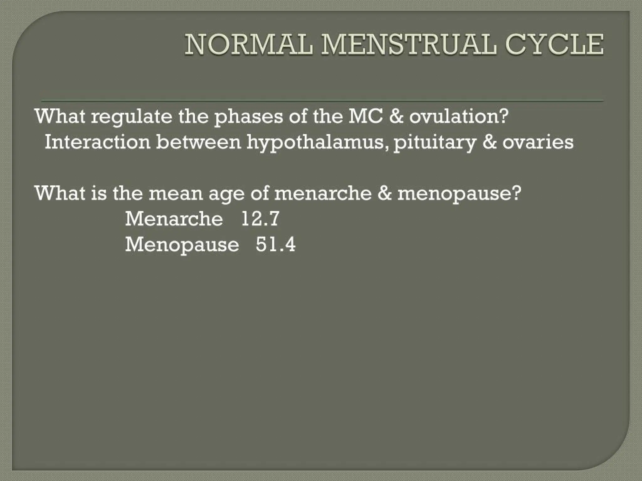 Physiology of Menstrual Cycle (MBBS UG Lecture) | PDF