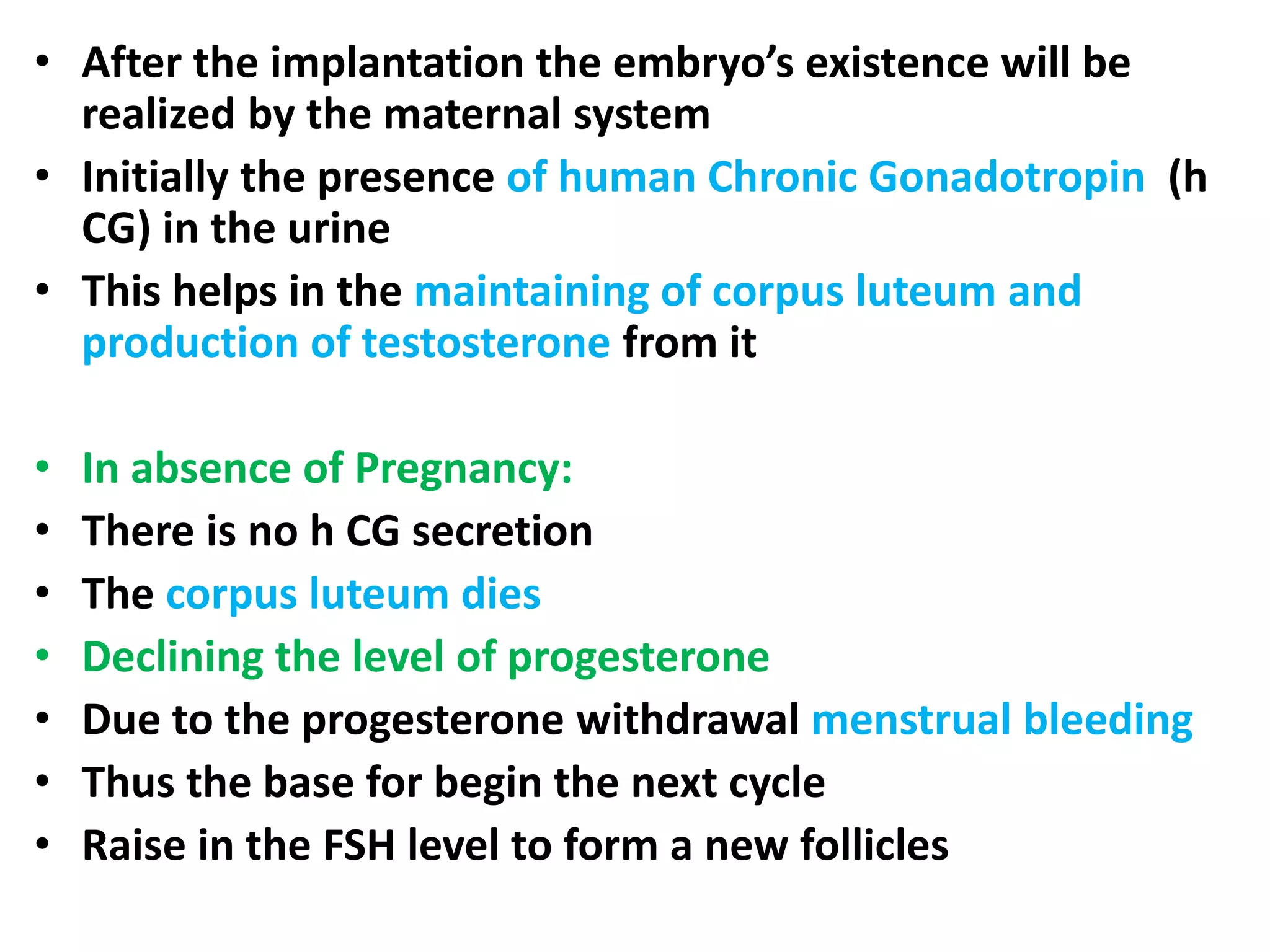 Physiology of menstruation - Female Reproductive System - B.Pharm ...