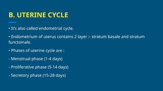 Physiology of Menstruation.pptx obstetrics | PPTX