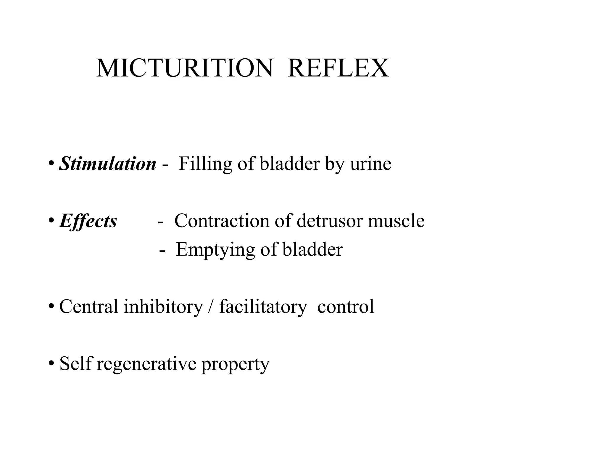 Physiology of micturition | PPTX