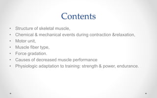 Physiology of muscle performance - exercise therapy.pptx