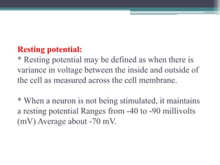 Physiology of NERVE IMPULSE and action potential | PPTX | Brain and ...