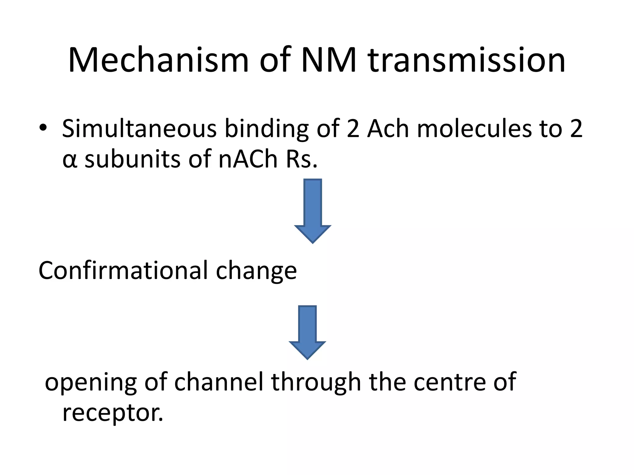 Physiology of nmj and anesthesia | PPTX