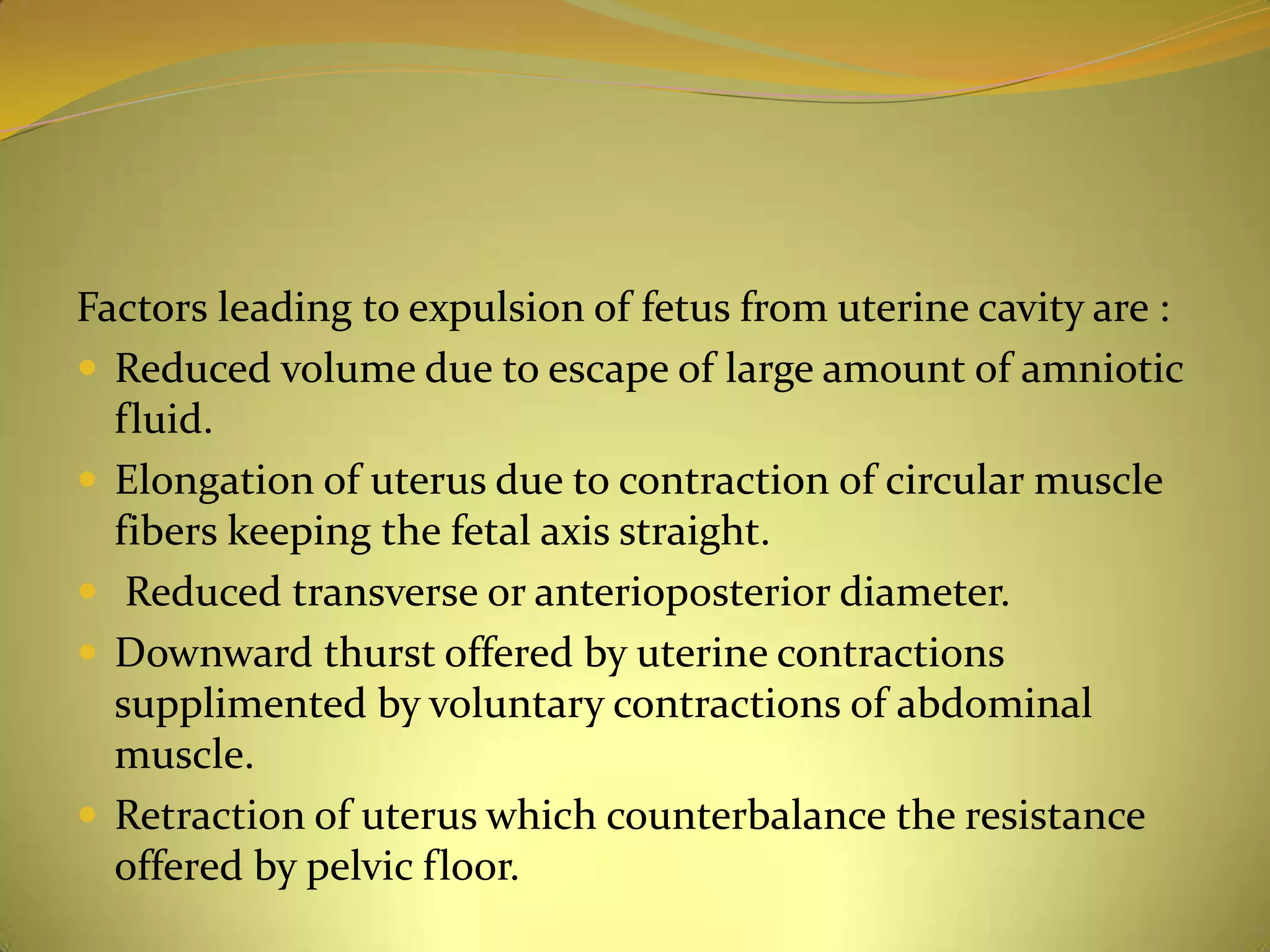 Physiology of normal labour | PPTX
